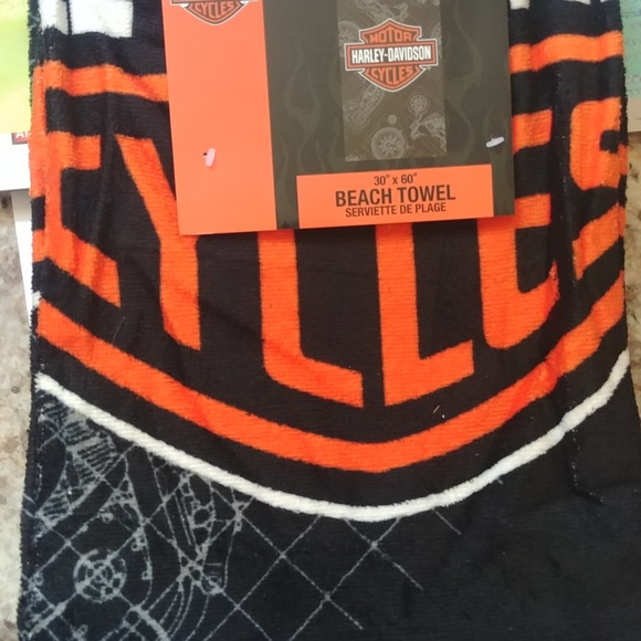 Harley-Davidson | Bath | Harley Davidson Blueprints Beach Towel ...